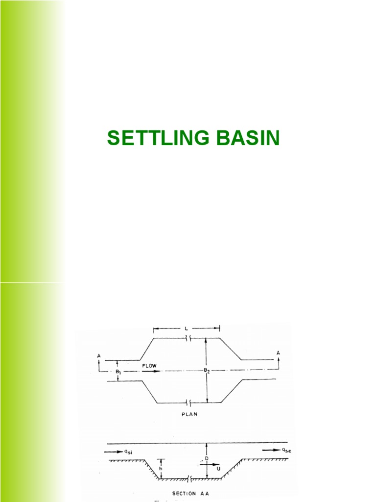 settling_Basin.ppt | Sediment | Civil Engineering