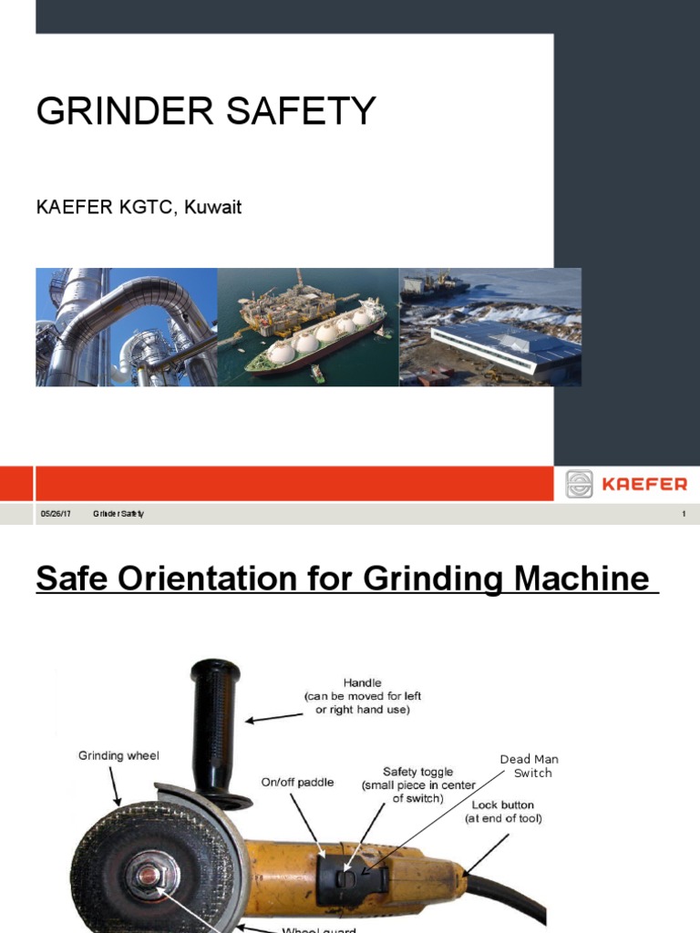 Grinder Safety | PDF | Shelf Life | Mill (Grinding)