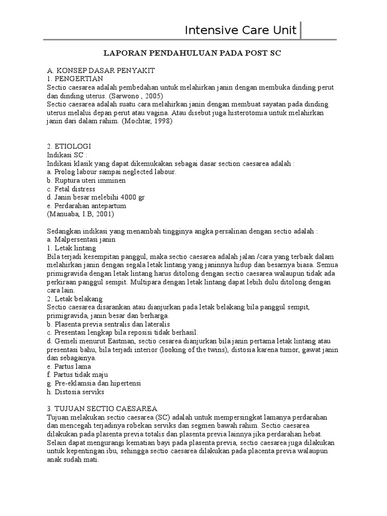 Post Op SC | PDF