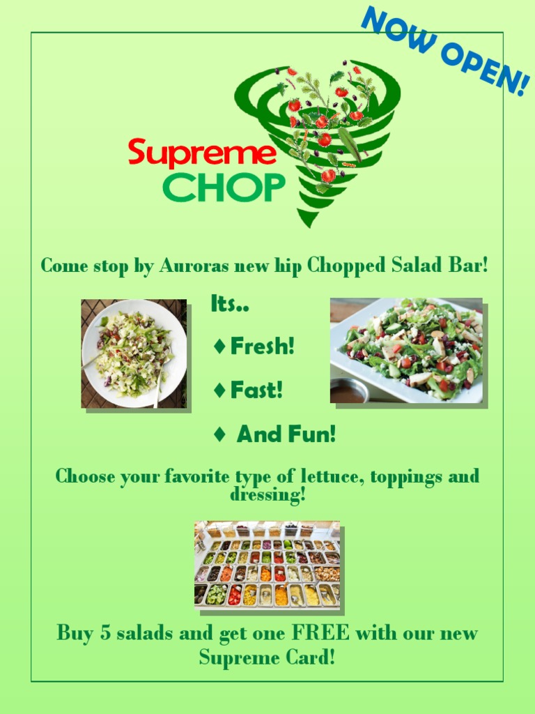 Supreme Chop Poster | PDF