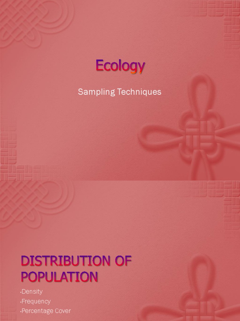 CSEC Biology Ecology - Sampling Techniques 1 | PDF | Trees | Mangrove