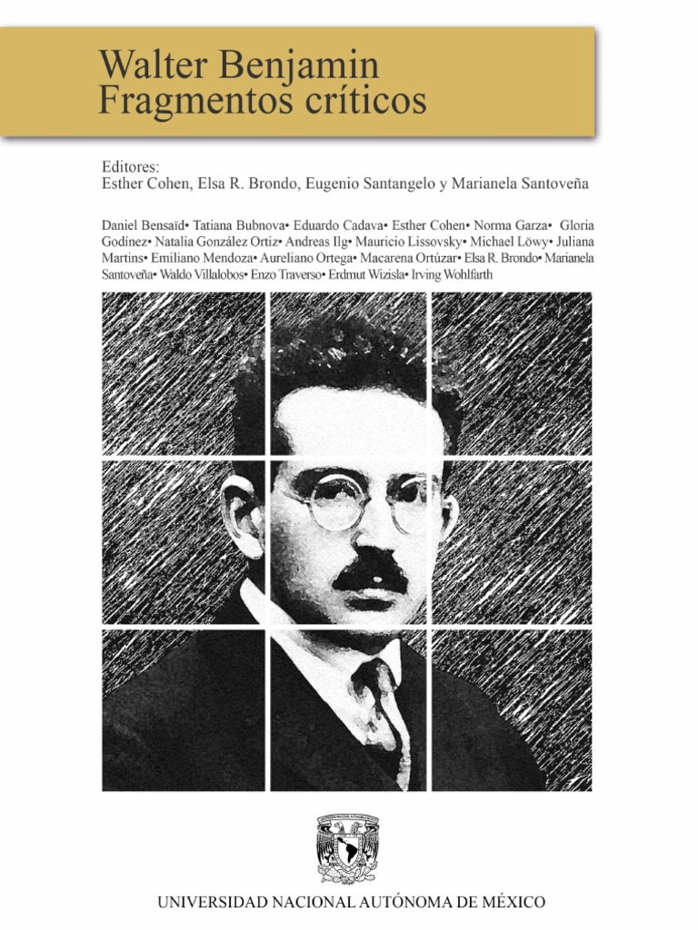 Walter Benjamin. Fragmentos Criticos | PDF | Expresionismo | Hannah Arendt