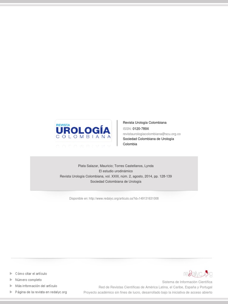 Urodinamia | PDF | Vejiga urinaria | Sistema urinario