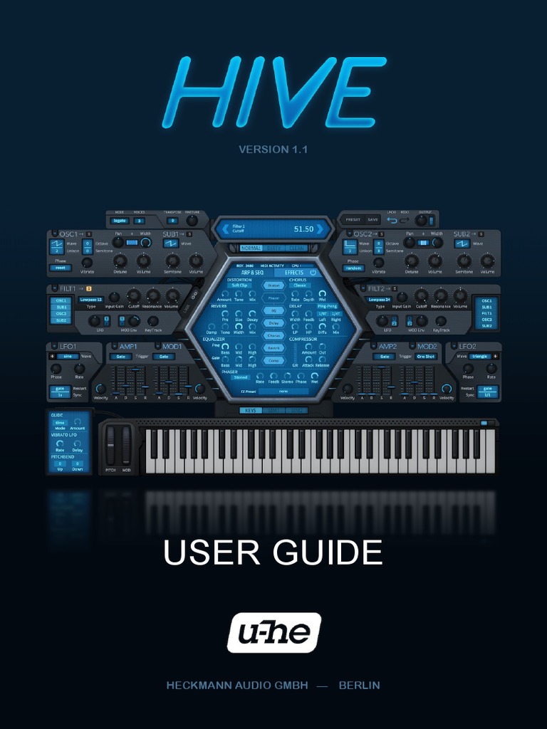 Hive User Guide Pdf Synthesizer Equalization Audio