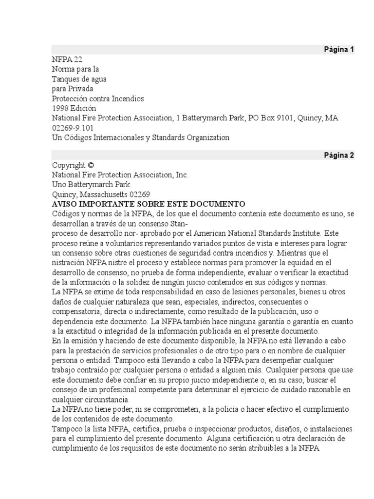 Nfpa 22 | PDF | Acero | Soldadura