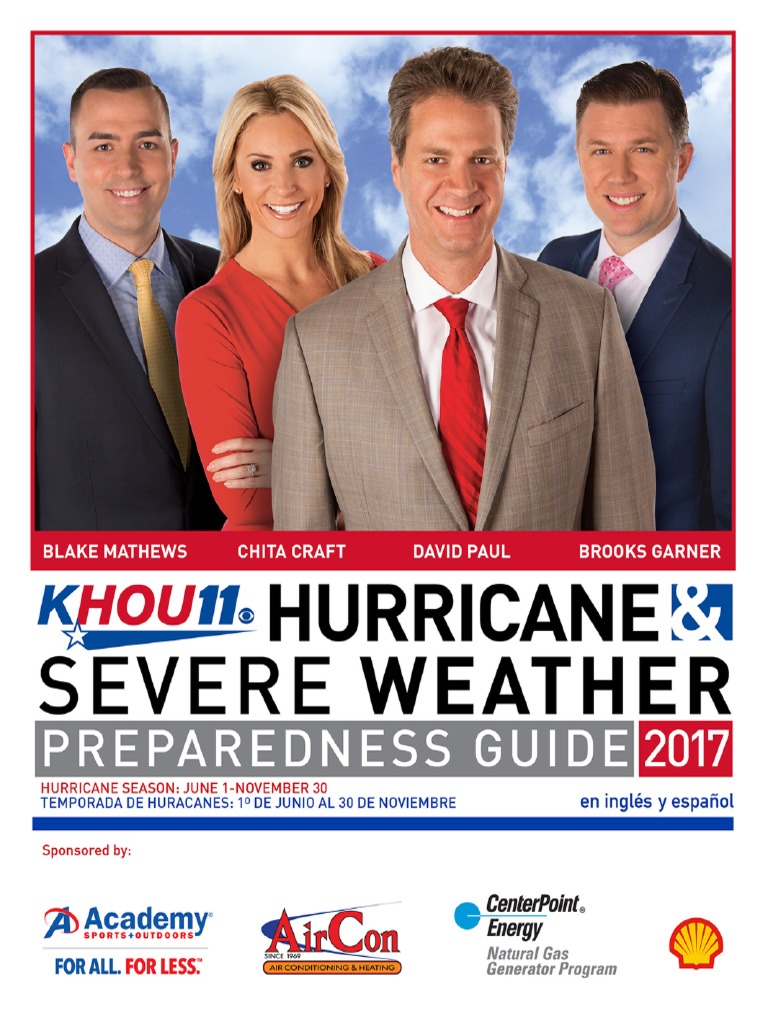 KHOU 11 Hurricane and Severe Weather Preparedness Guide | PDF
