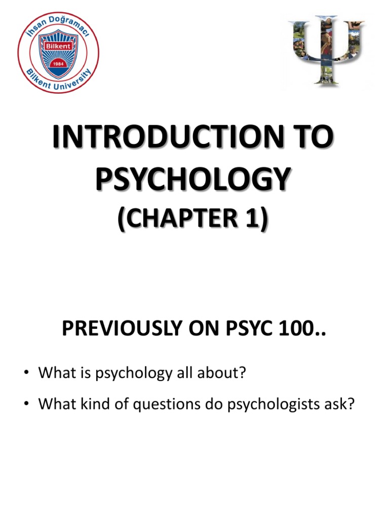 Week 2 Introduction To Psychology | PDF | Thought | Psychology