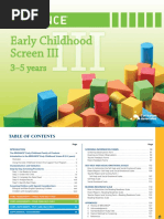 Brigance Screens III 3-5 Years Introduction PDF | PDF