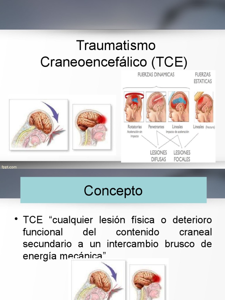 El Traumatismo Craneoencefálico TCE | Lesión | Lesión cerebral traumática