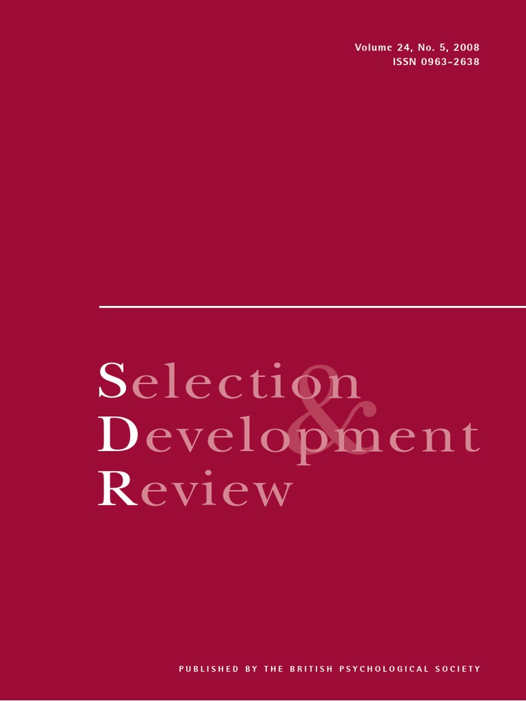 Selection and Development Review | Download Free PDF | Millennials ...