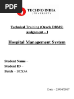 Hospital Management System Problem Statement | PDF | Hospital | Patient
