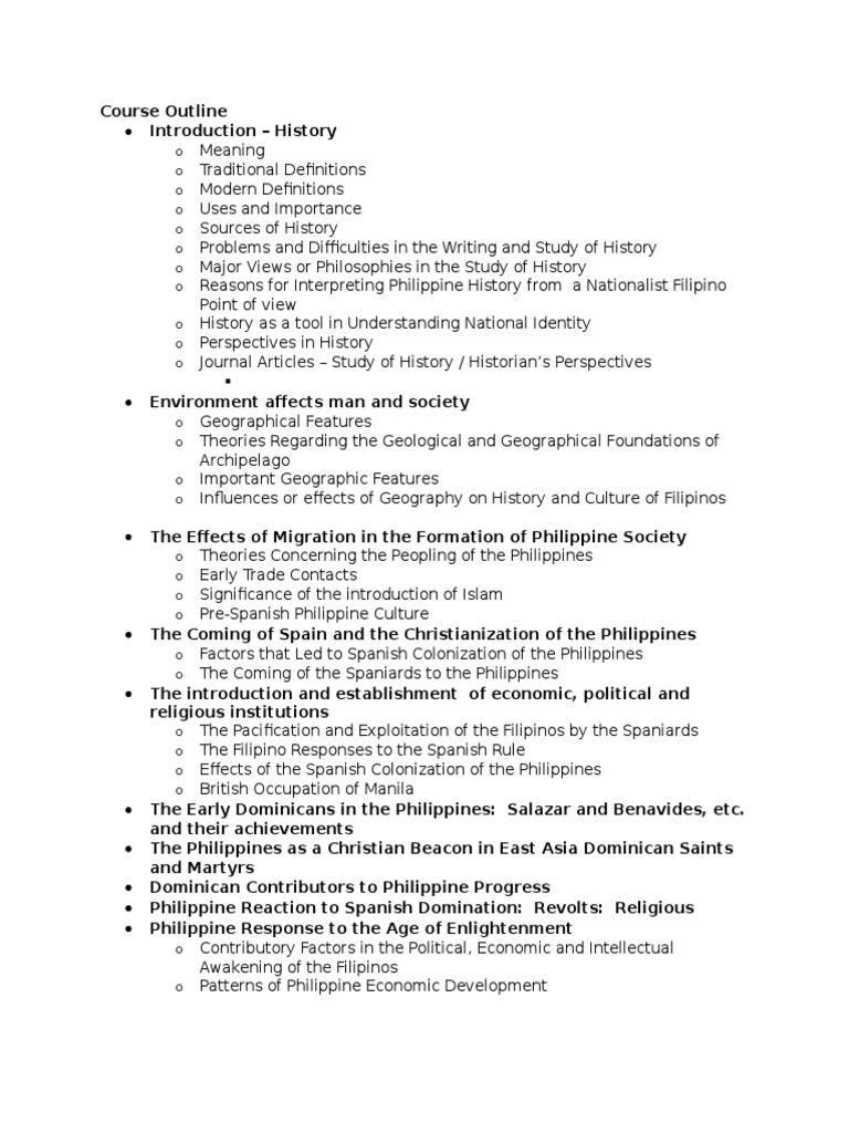 Grade 11 Philippine History Curriculum | PDF | Philippines | Spain