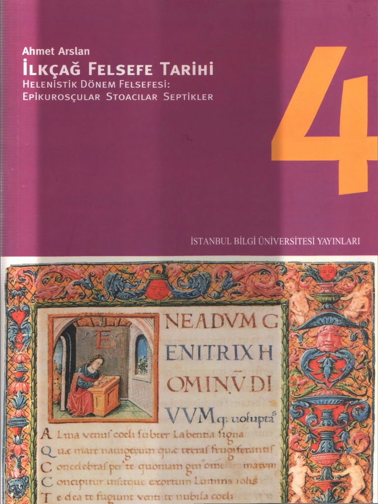 Ahmet Arslan - İlkçağ Felsefe Tarihi 4. Cilt Helenistlik Dönem ...