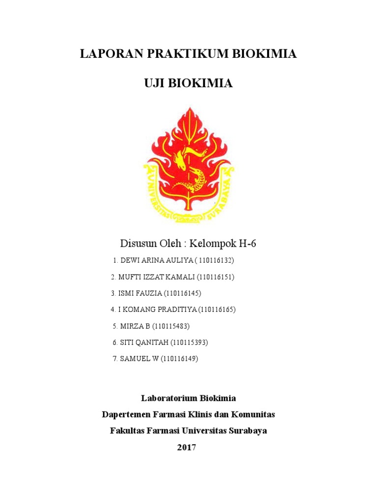 Bab 1 Uji Biokimia | PDF