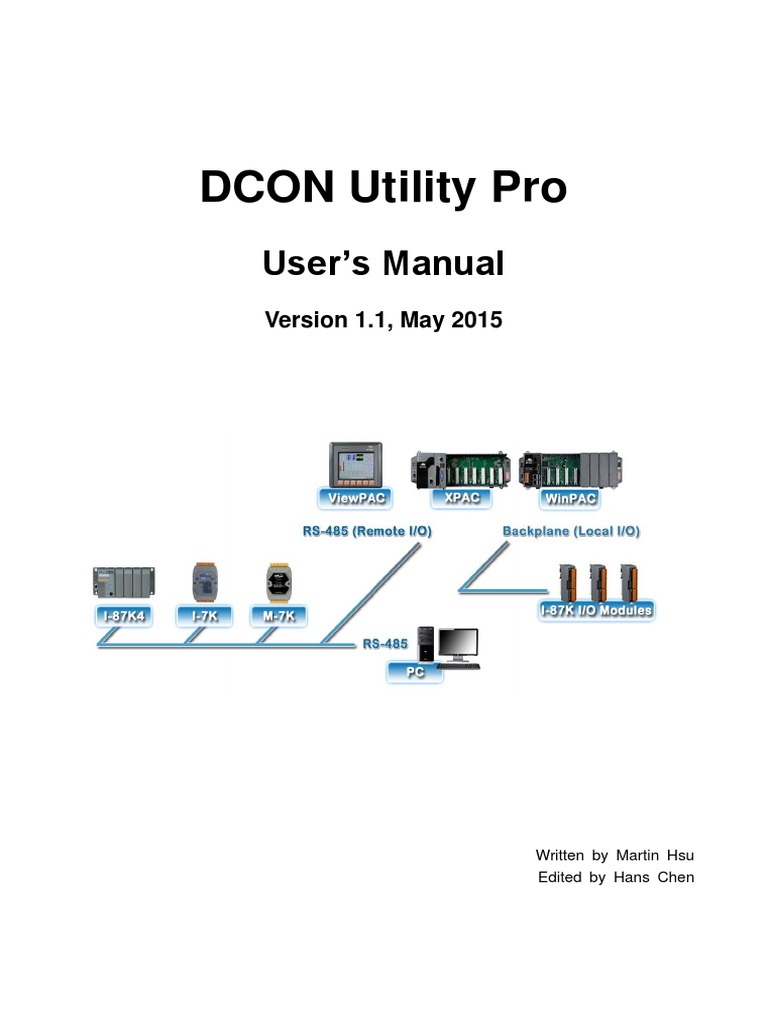 Dcon Utility Pro Usermanual v1.1 20150508 | PDF | Microsoft Windows ...