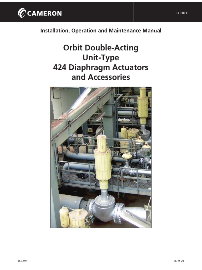 Orbit Double Acting Actuator | PDF | Valve | Screw