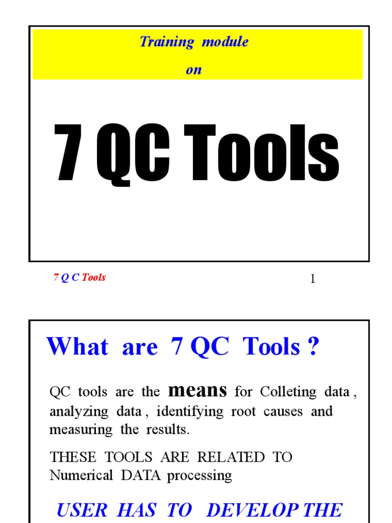 7qc Tools | Download Free PDF | Causality | Histogram
