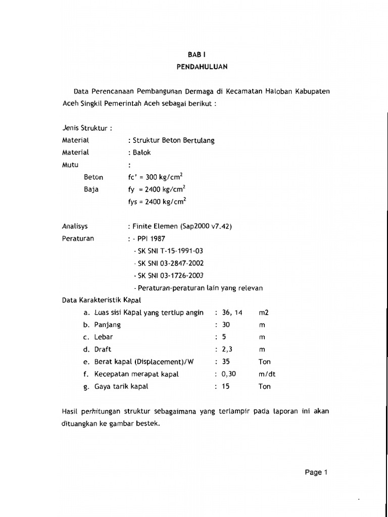 Desain Jetty PDF | PDF
