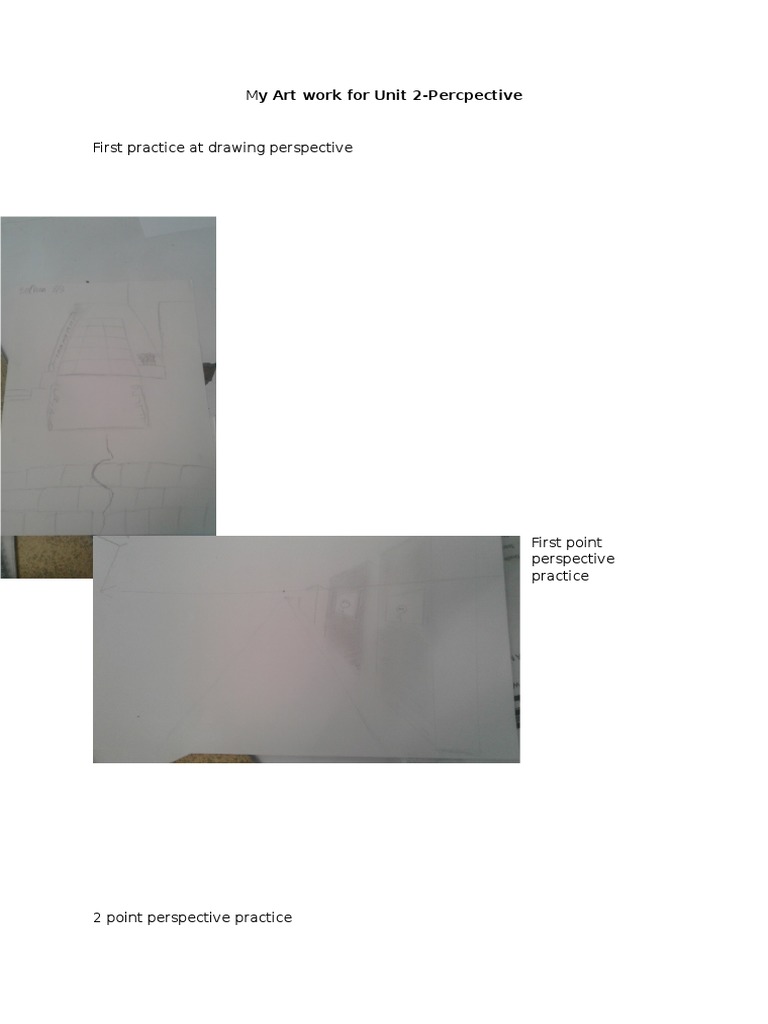 Art Perspective Practice Guide | PDF