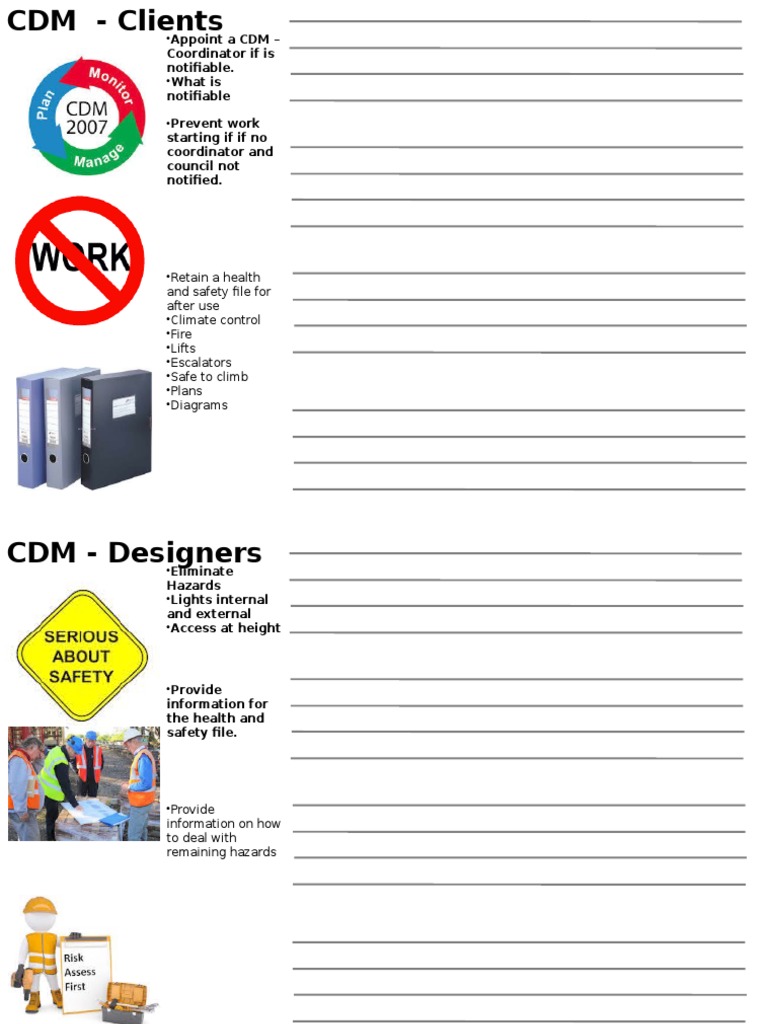 Coordinator If Is Notifiable. Notifiable: - Appoint A CDM | PDF