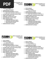 Program Flow of Acquaintance Party | PDF | Candy | Sugar Confectionery