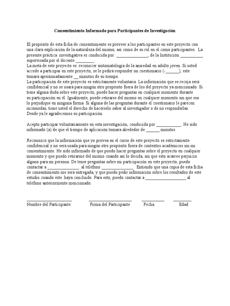 Hoja De Consentimiento Informado – SRXQ