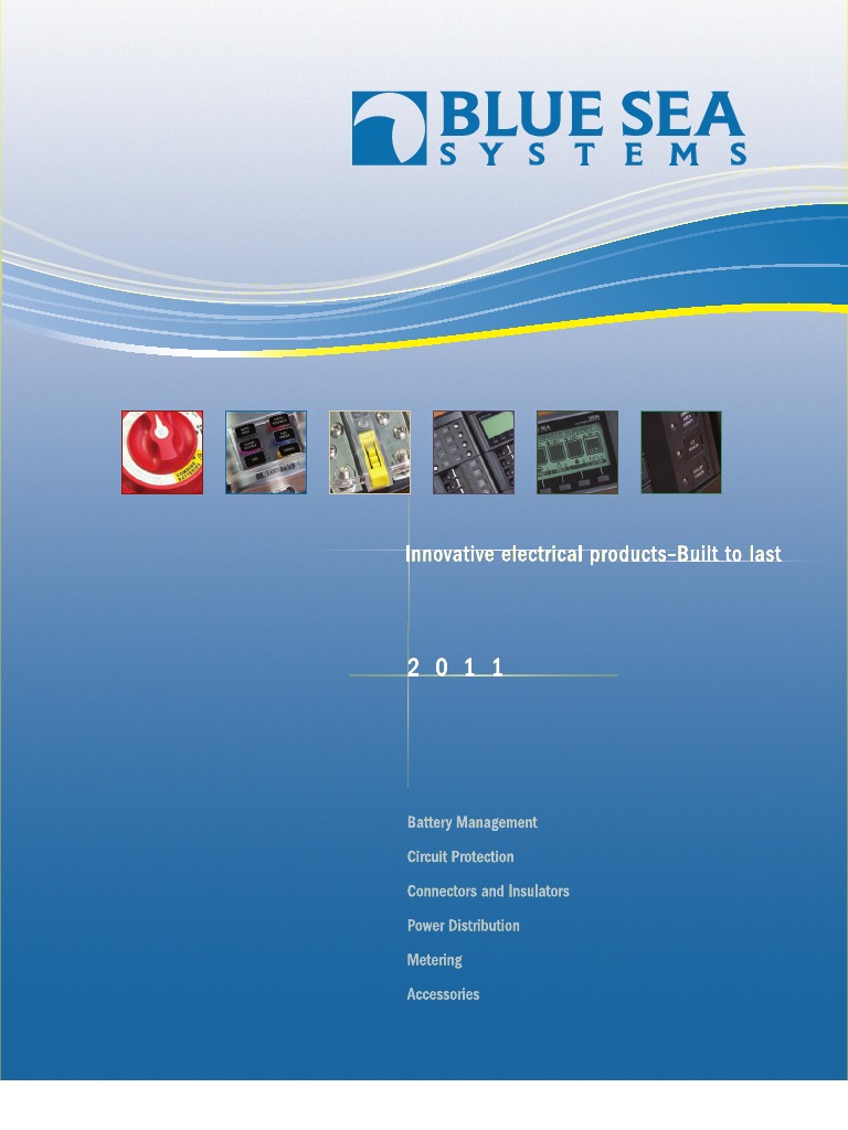 Blue Sea Systems 2011 Catalog | PDF | Battery Charger | Switch