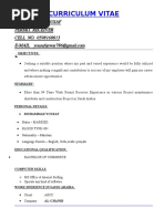 WORK PERMIT RECEIVER RESUME Latest | PDF