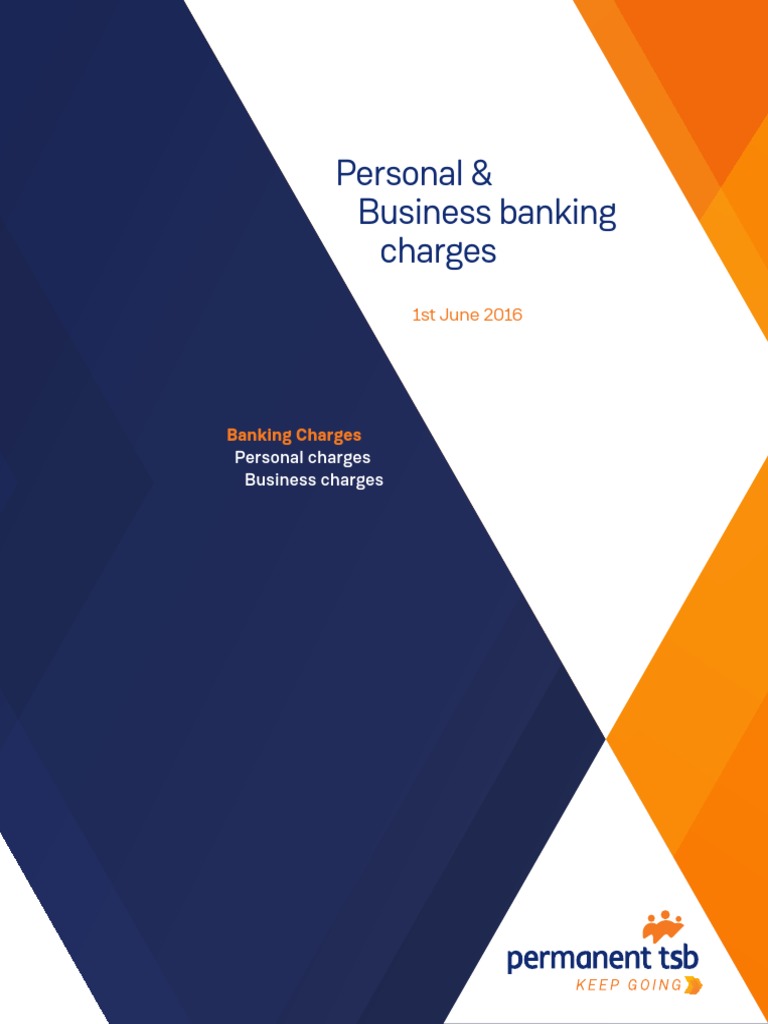 Permanent TSB Personal and Business Banking Charges | PDF | Transaction ...