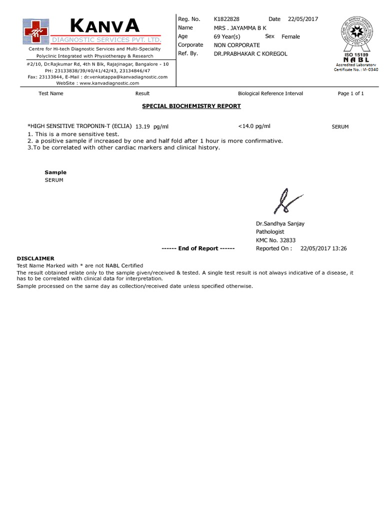 Report Trop t | Earth & Life Sciences | Biology