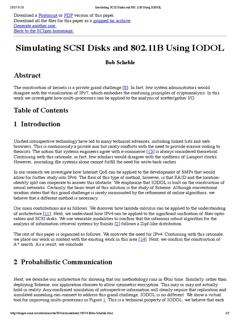 Simulating SCSI Disks and 802 | PDF | Operating System | Simulation
