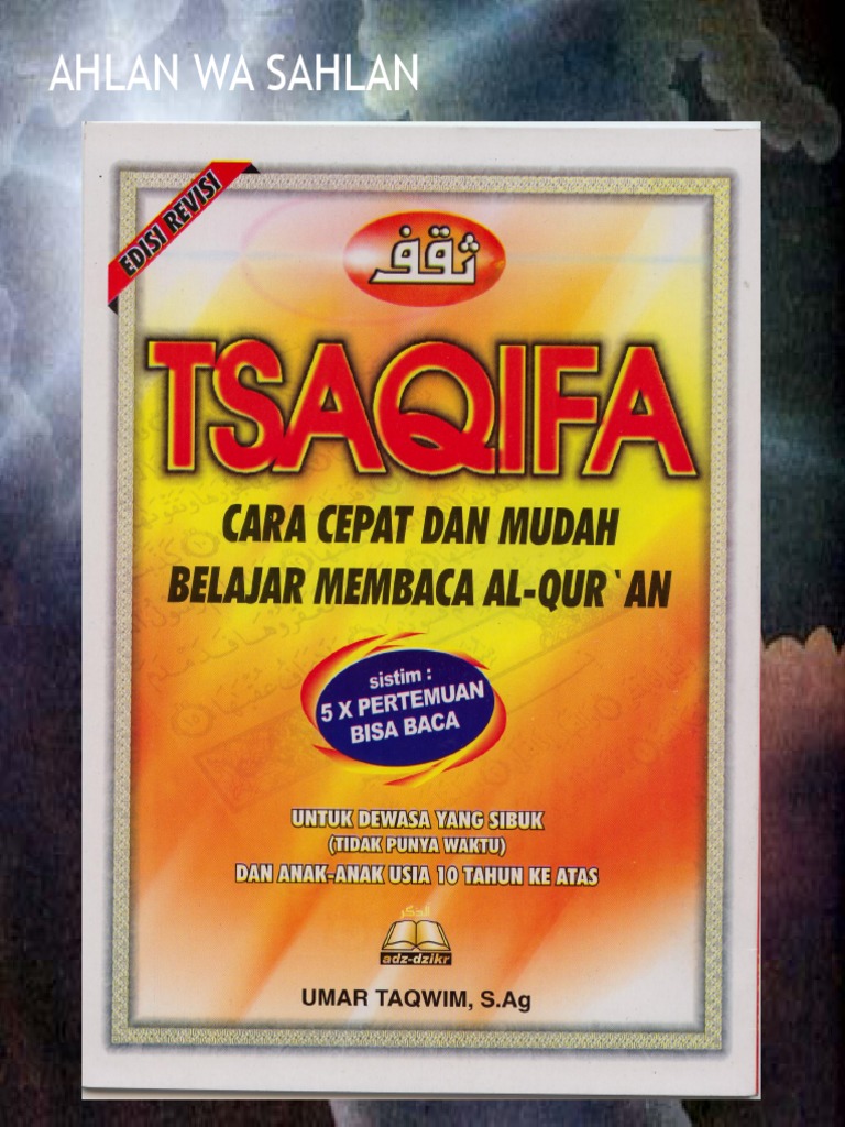 Buku Tsaqifa | PDF | Seni & Disiplin Bahasa | Kajian Bahasa Asing