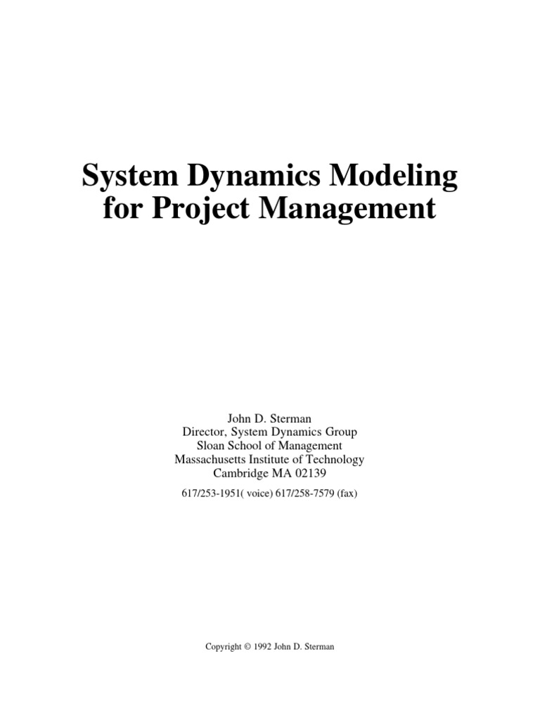 Sterman 1992 SystemDynamicsModeling PDF | PDF | Computer Simulation ...