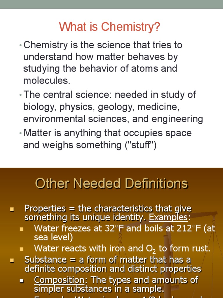 Chemistry Lecture Powerpoint | PDF | Ph | Atoms