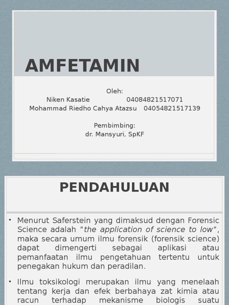 Amfetamin | PDF