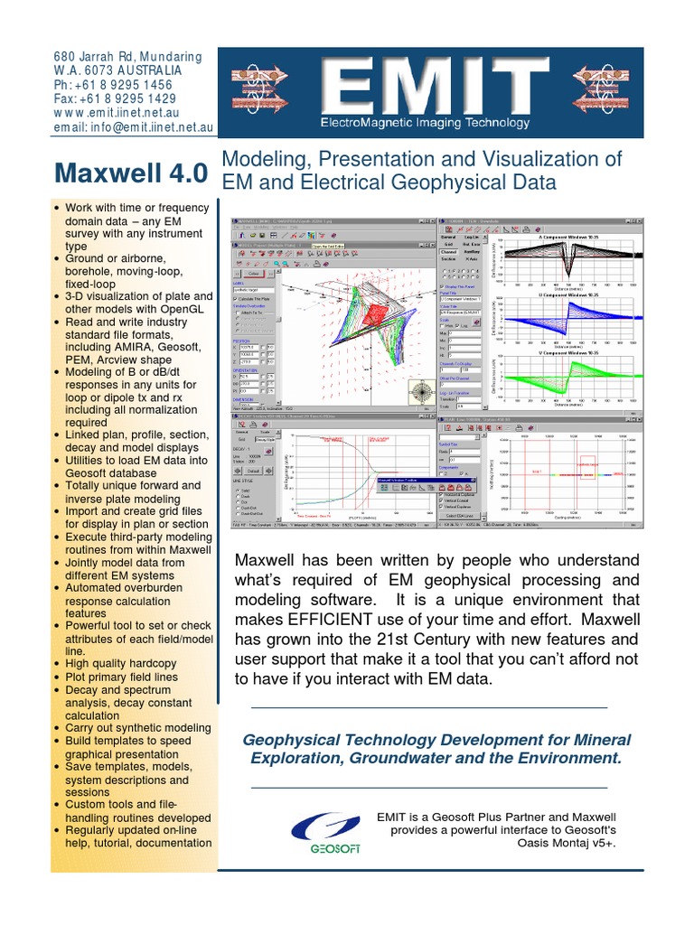 Maxwell 4.0: Modeling, Presentation and Visualization of EM and ...