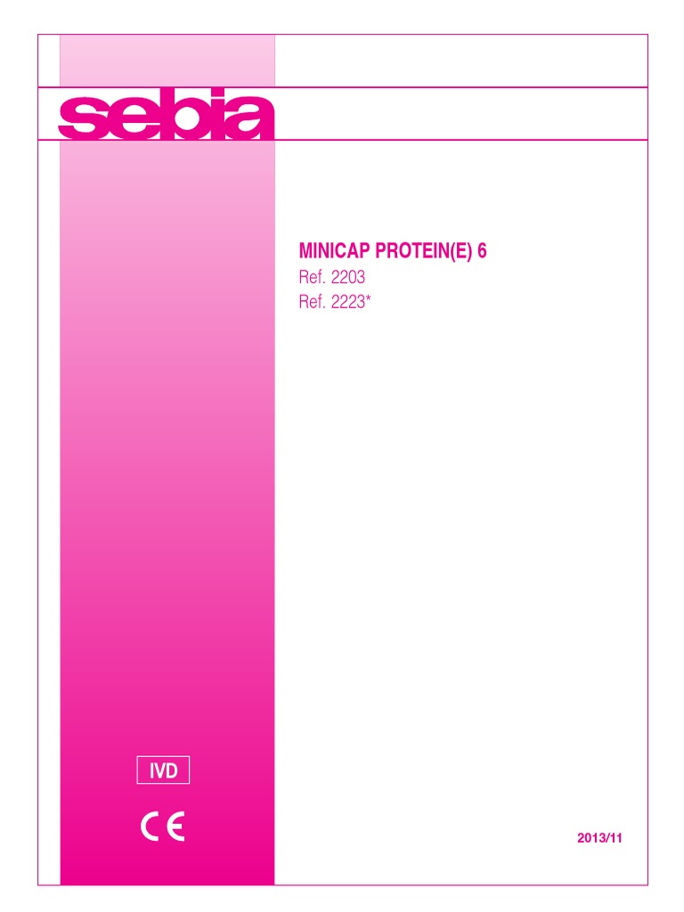 MINICAP Protein Electrophoresis Guide | PDF | Coefficient Of Variation ...