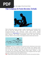 30 Posisi Seks (Bergambar) - Cuba Sekarang Dengan Pasangan Anda | PDF