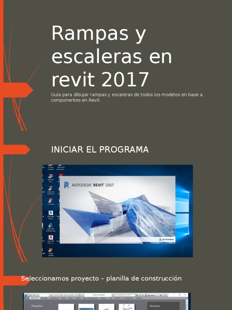 Rampas y Escaleras en Revit 2017 | PDF | Escalera | Autodesk Revit