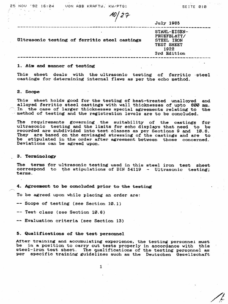 Iso 8062 - 1984 | PDF