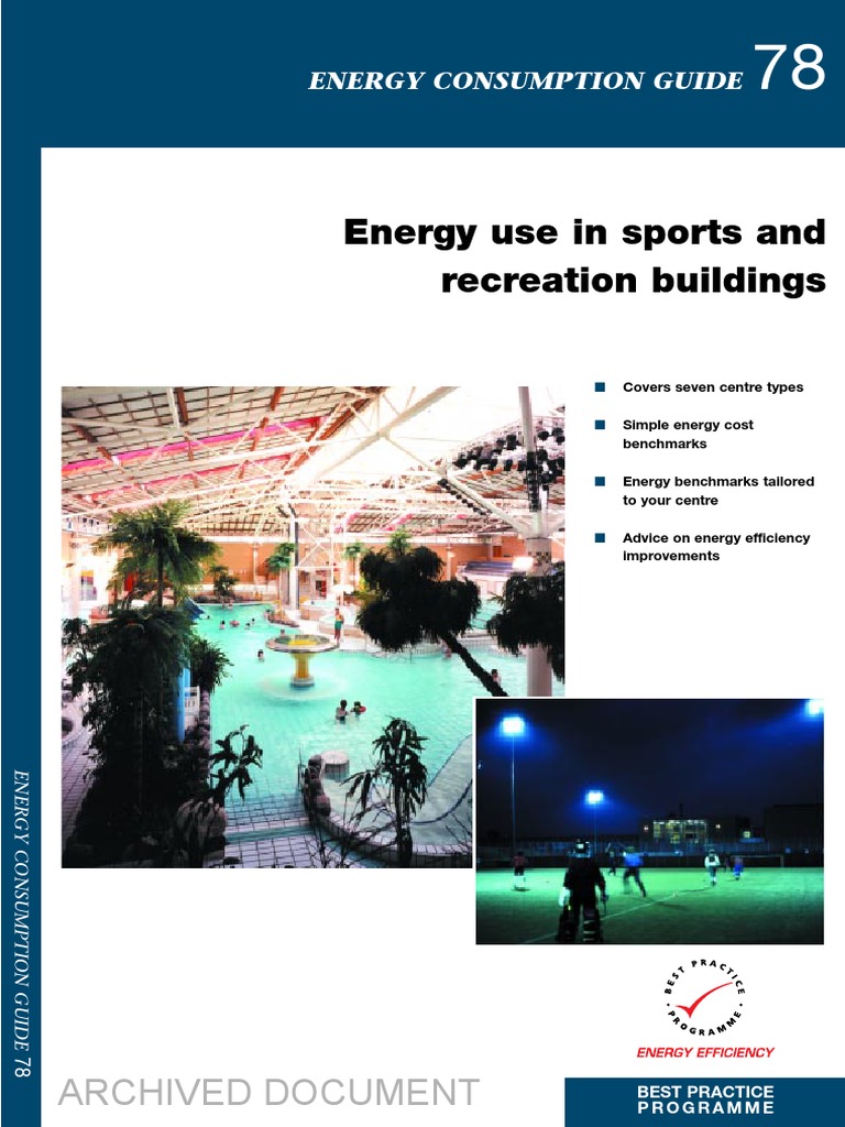 ECG78 Energy Use in Sports and Recreation Buildings PDF | PDF ...
