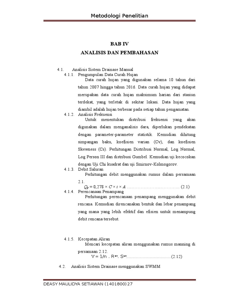 BAB IV Dan V | PDF