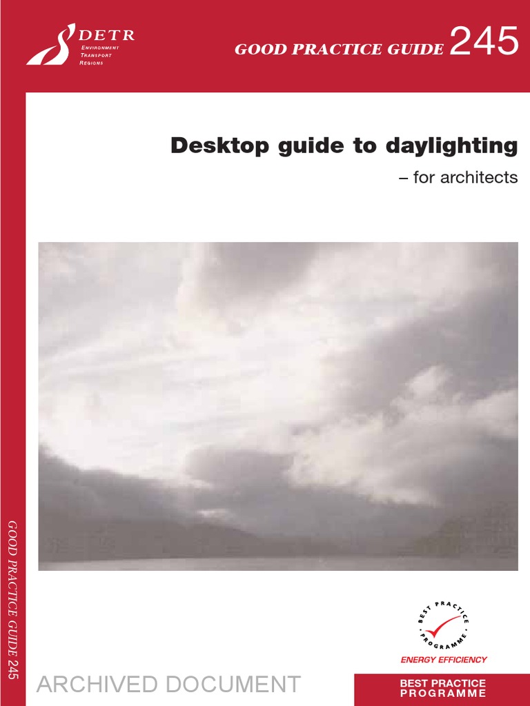 GPG245 Desktop Guide To Daylighting For Architects PDF | PDF | Lighting ...