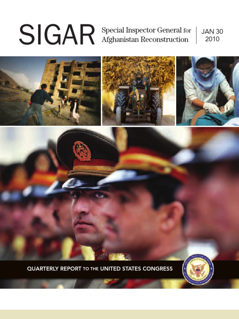 SIGAR Report - Jan 10 | PDF | Afghanistan | Audit