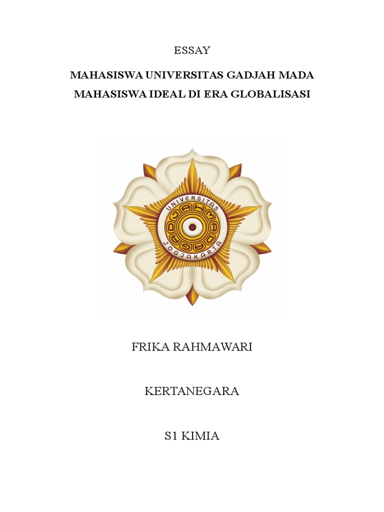 Mahasiswa UGM: Ideal di Era Globalisasi | PDF