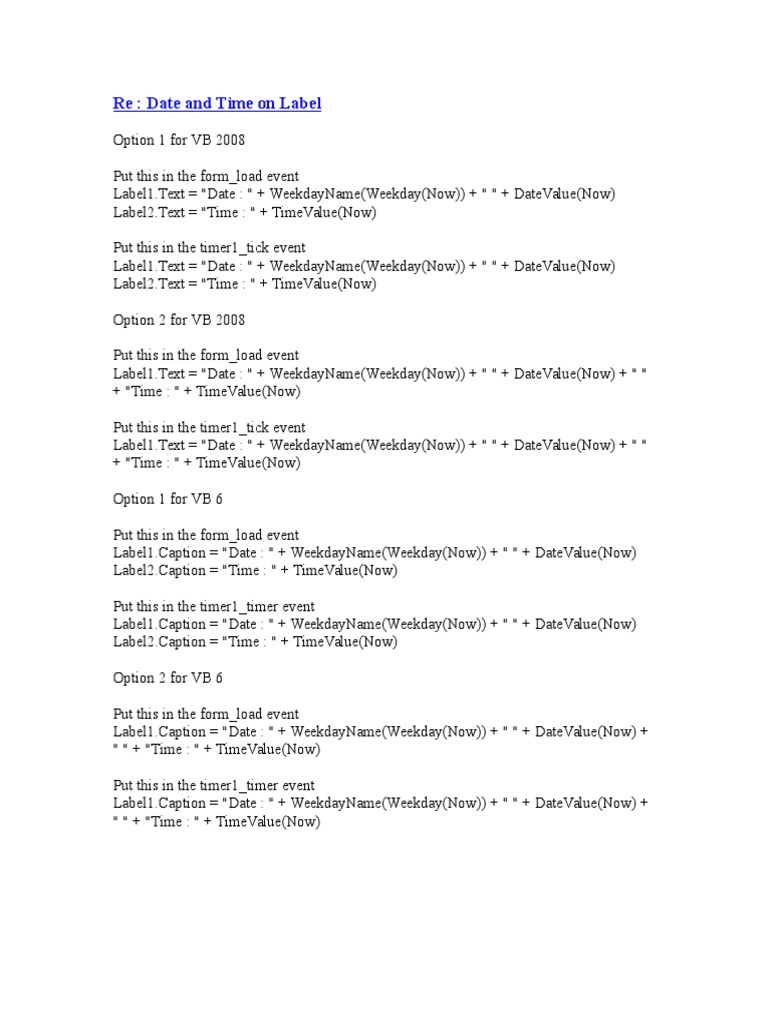 Timer Codes | PDF | Computer Programming | Software Engineering