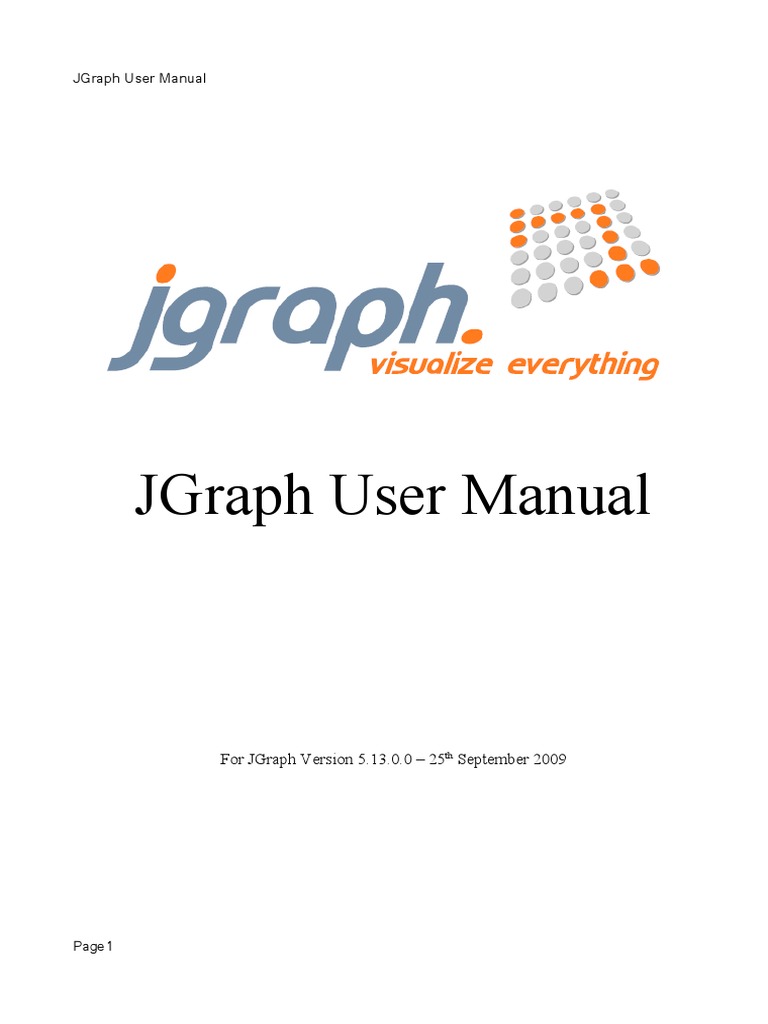 Jgraph User Manual | PDF | Graph Theory | Internet Forum
