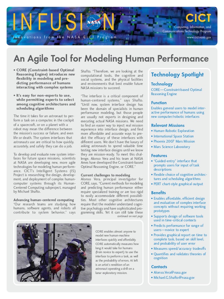 NASA 044 CICT IS CORE A Web | PDF | User Interface | System