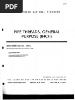Asme b1.20.1 Npt Threads | Mechanical Engineering | Mathematics