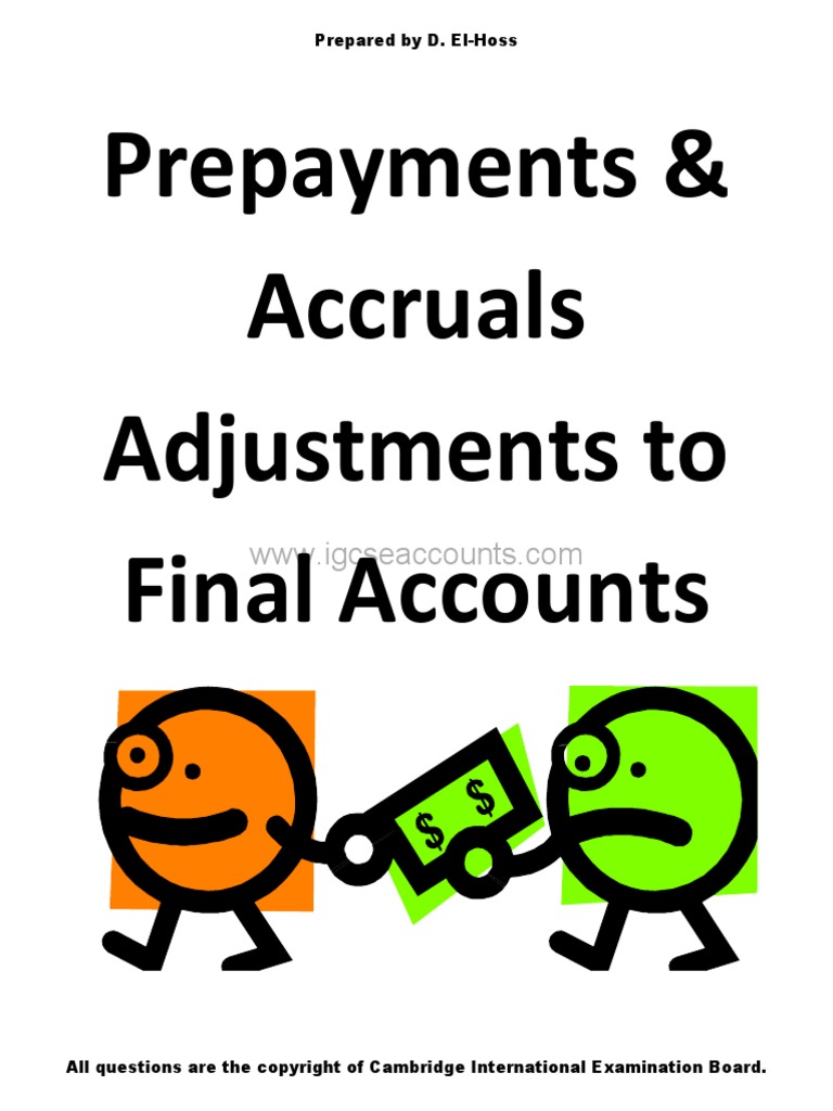 Accruals and Prepayments | PDF | Debits And Credits | Accounting